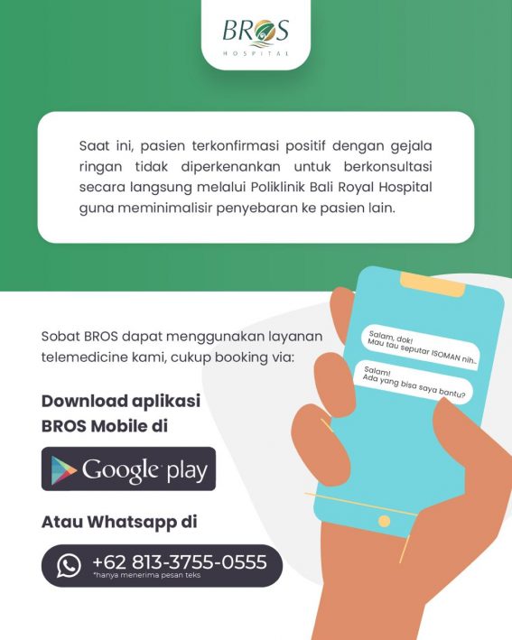 Kenali Isoman, Isoter & Isolasi di Rumah Sakit - Bali Royal Hospital